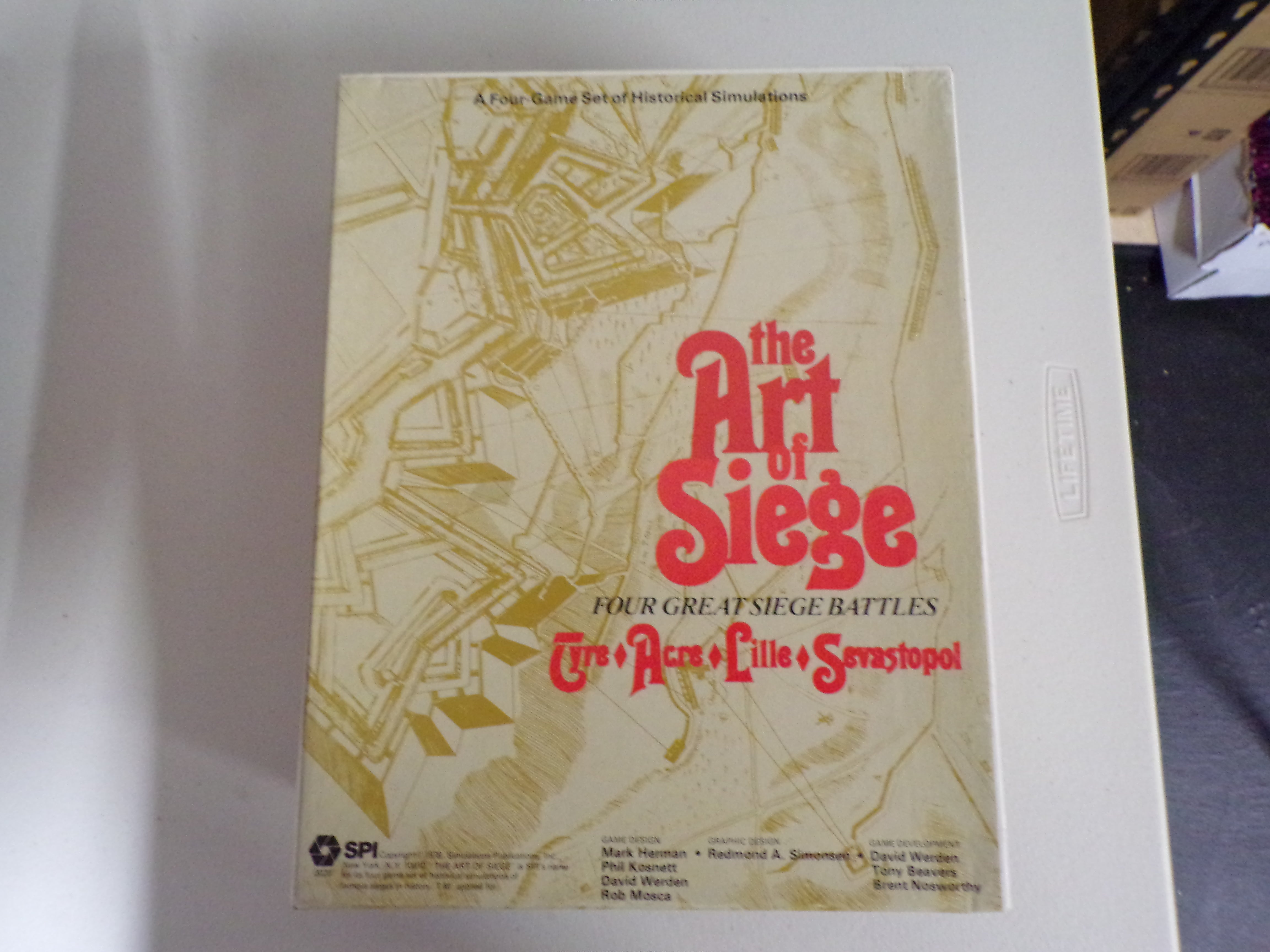 The Art of Siege Four Great Siege Battles Board Game (UNPUNCHED ...