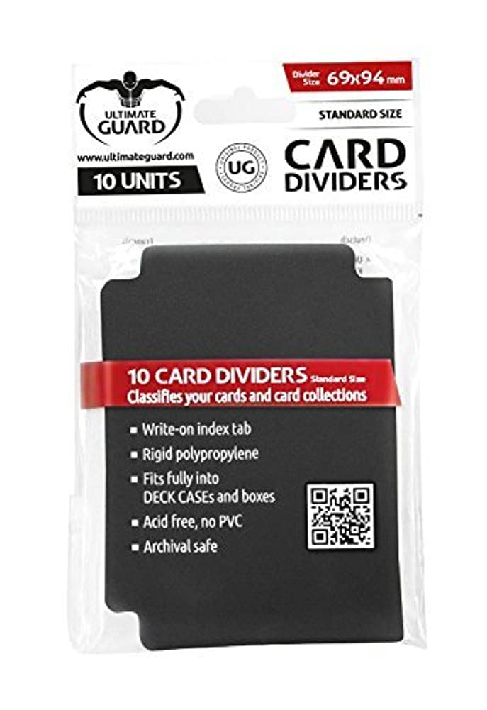Card Divider , Black by Ultimate Guard – Collectors Emporium NY