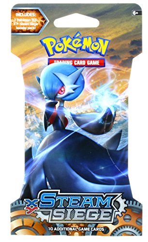 Pokemon Trading Card Game XY Steam Siege Booster HANGER Pack (10 Cards ...