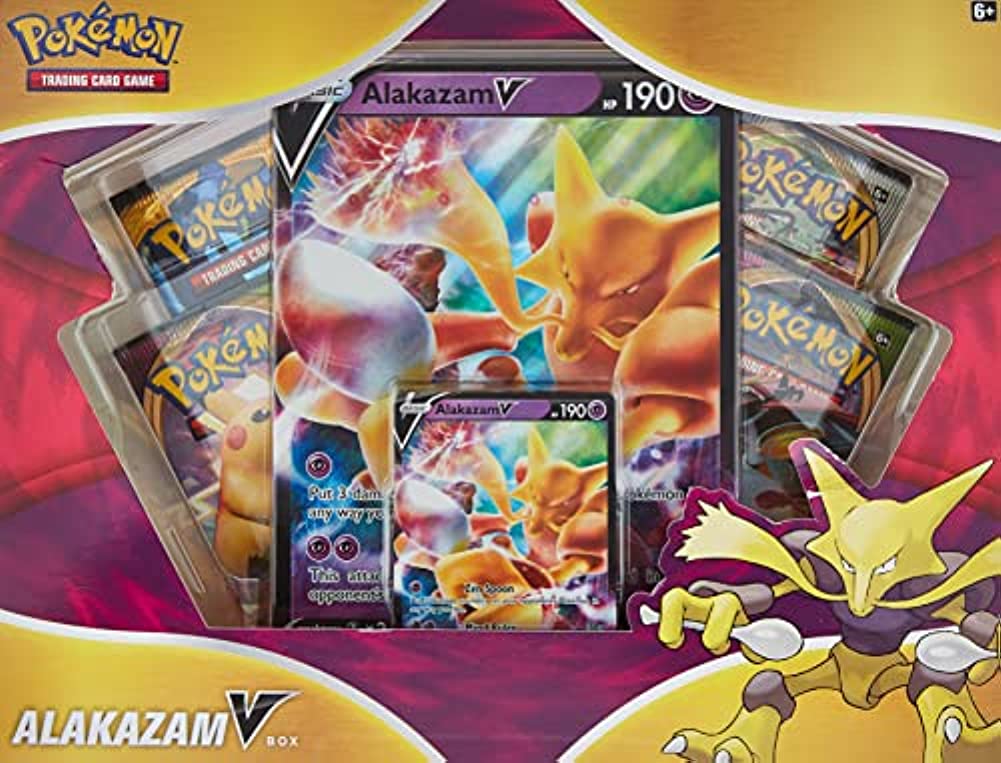 Pokemon Alakazam V Box, Multicolor – Collectors Emporium NY