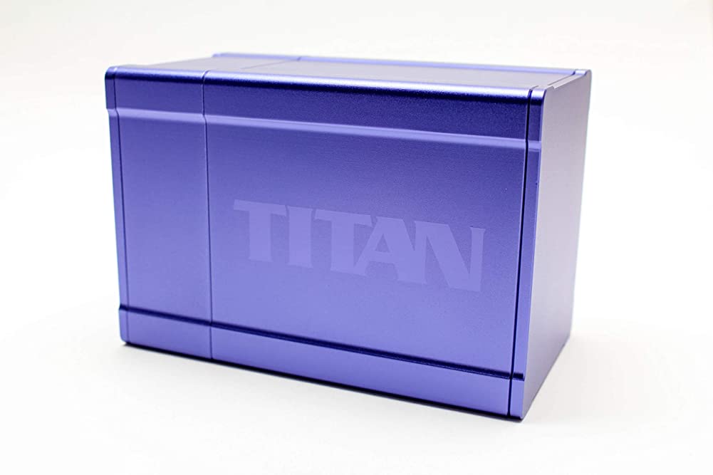 Purple Satin Titan Solid Box Gods Premium High Strength Deck Box Case ...