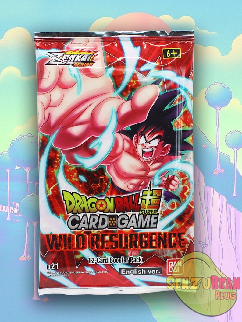 Dragon Ball Super: Zenkai Series 4 Wild Resurgence Booster Pack ...