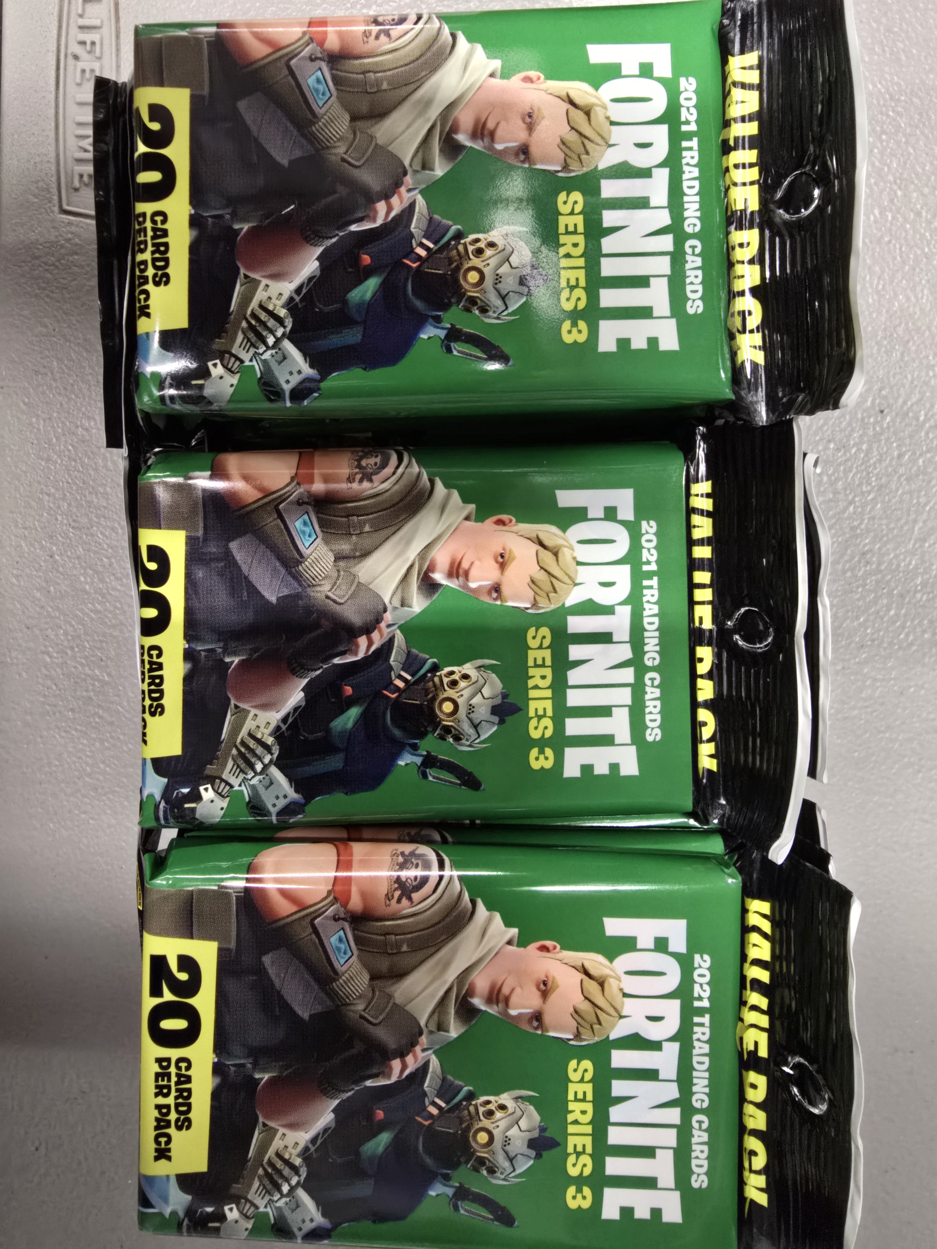 Fortnite Series 3 Factory Sealed Fat Packs X3 60 Cards Total ...