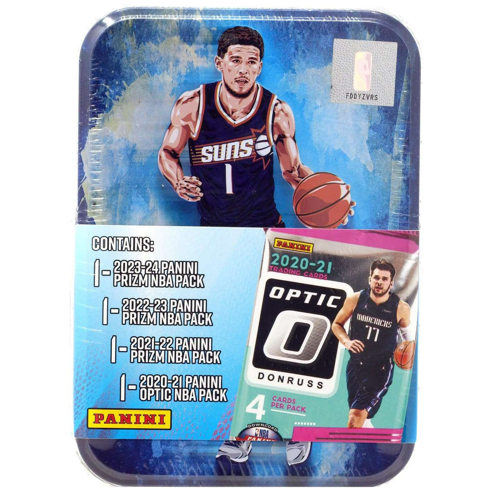 Panini NBA Panini Prizm Devin Booker Trading Card COLLECTOR Tin (4 Pac ...