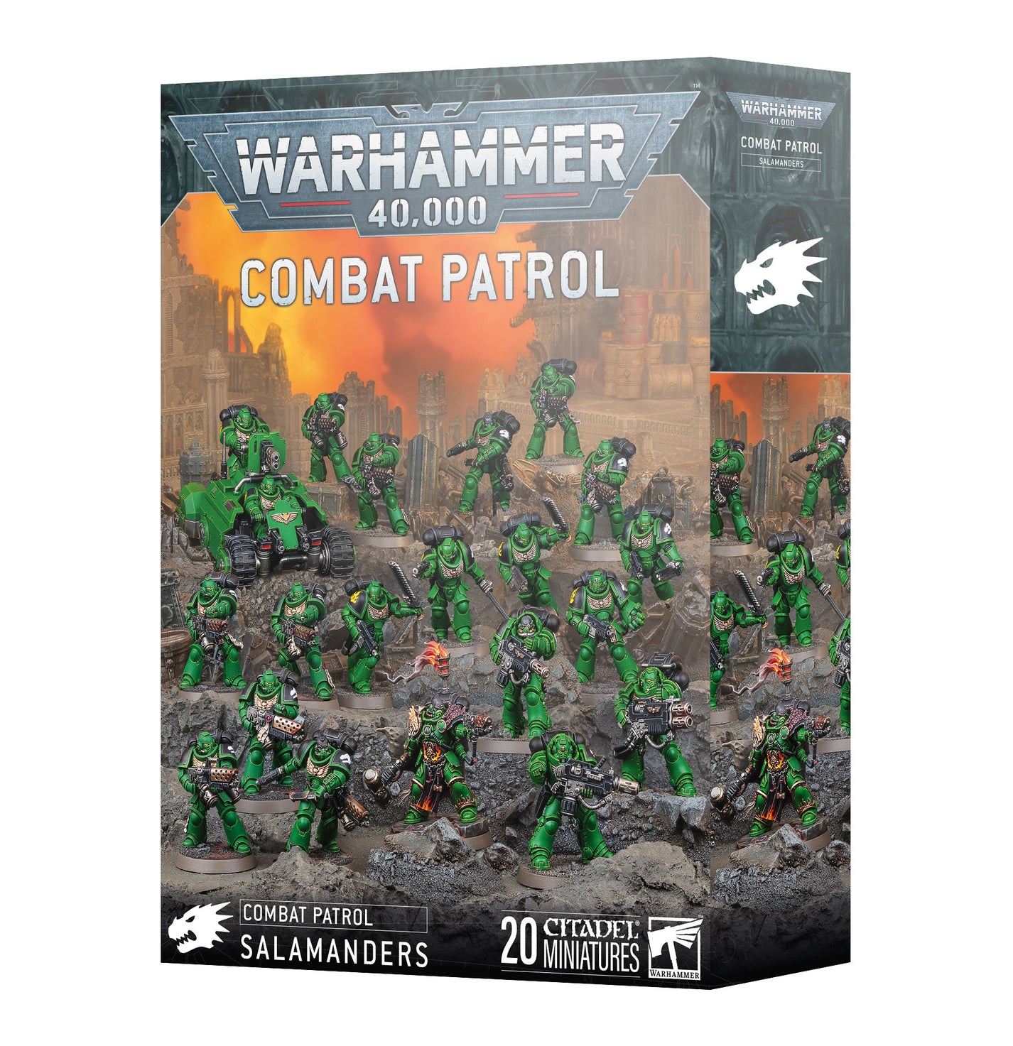 Games Workshop - Warhammer 40K - Salamanders - Combat Patrol Salamande ...