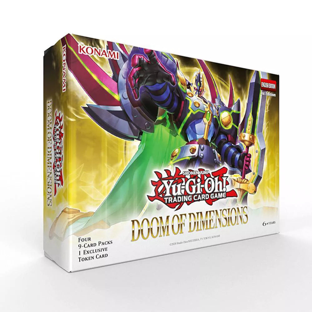 Yu-Gi-Oh! TCG: Doom of Dimensions Tuck Box (4 Packs) – Collectors Emporium NY